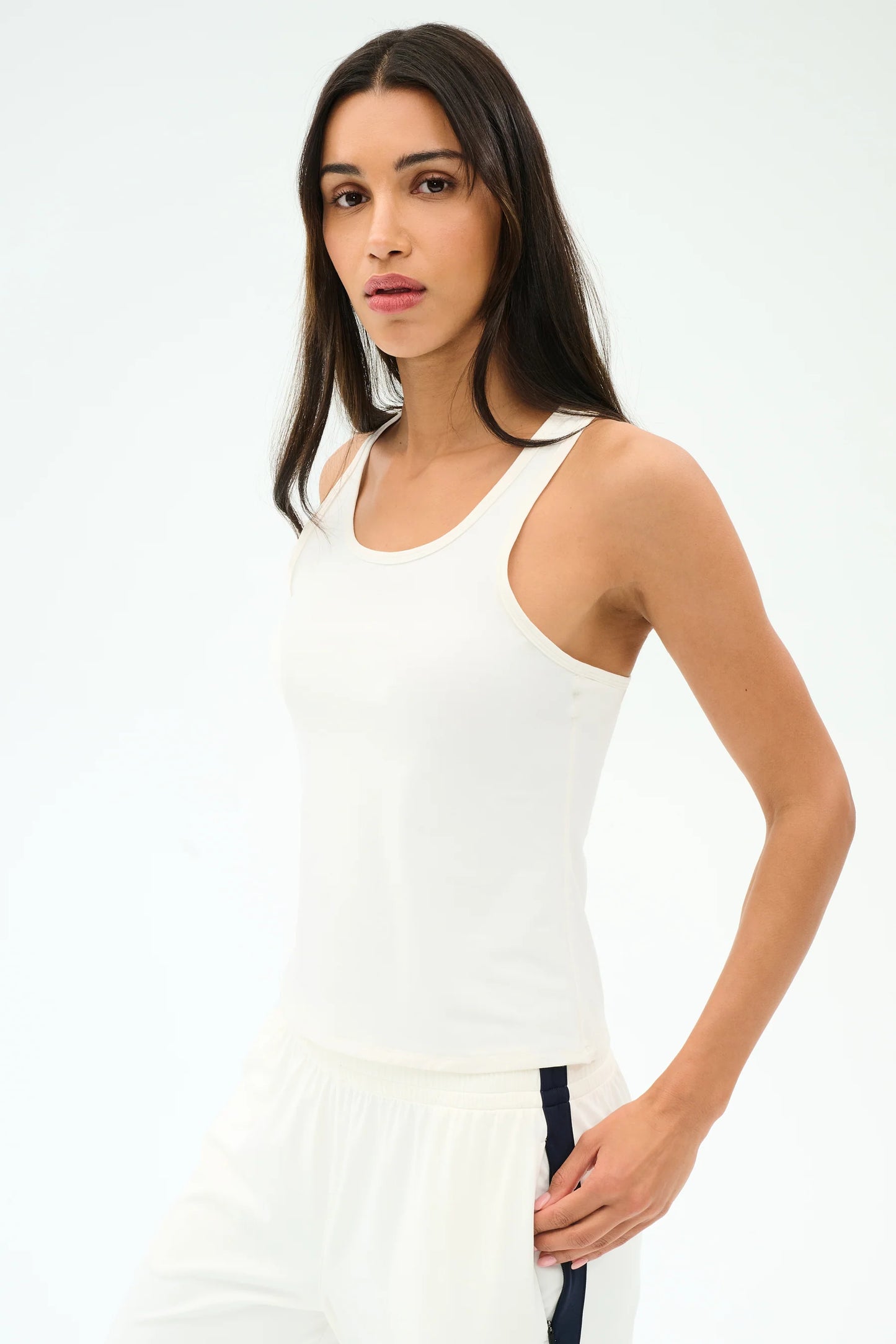 Mel Airweight Tank - White – Gena Chandler